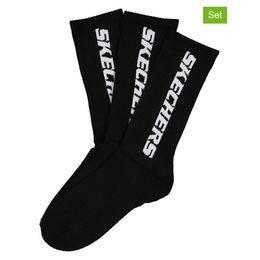 Skechers 3er-Set: Socken in Schwarz - 42% | Gr&ouml;&szlig;e 43-46 | Herrensocken