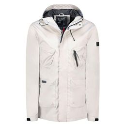 Geographical Norway &Uuml;bergangsjacke "Cully" in Hellgrau - 76% | Gr&ouml;&szlig;e M | Herren-plussize