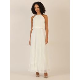 Apart Plisseekleid in Creme - 64% | Gr&ouml;&szlig;e 40 | Damen-kleider
