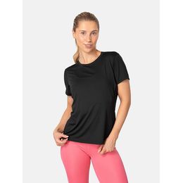 KARI TRAA Trainingsshirt "Ava" in Schwarz - 35% | Gr&ouml;&szlig;e M | Damen-outdoor-tops-shirts
