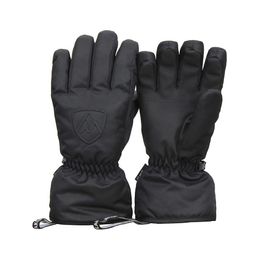 Peak Mountain Ski-/ Snowboardfingerhandschuhe "Monster" in Schwarz - 52% | Gr&ouml;&szlig;e M/L | Herren-handschuhe