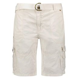 Geographical Norway Cargobermudas "Perou" in Wei&szlig; - 68% | Gr&ouml;&szlig;e XL | Herren-plussize