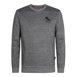 PETROL INDUSTRIES Sweatshirt in Schwarz - 36% | Gr&ouml;&szlig;e L | Herren-plussize