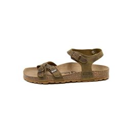 billowy Leder-Sandalen in Khaki - 45% | Gr&ouml;&szlig;e 39 | Damen-sandalen
