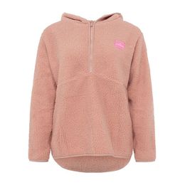 Zwillingsherz Fleecepullover in Rosa - 47% | Gr&ouml;&szlig;e M | Damenpullover