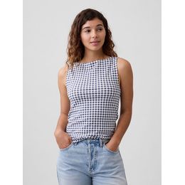 GAP Top in Dunkelblau/ Wei&szlig; - 40% | Gr&ouml;&szlig;e XL | Damen-tops