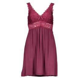 Hunkem&ouml;ller Hunkem&ouml;ller Nachthemd in Bordeaux - 50% | Gr&ouml;&szlig;e XS | Damen-loungewear