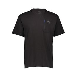 Puma Shirt "Open Road" in Schwarz - 60% | Gr&ouml;&szlig;e M | Herren-plussize