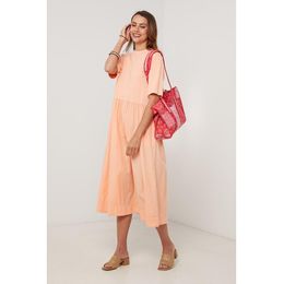 Lin Passion Kleid in Orange - 74% | Gr&ouml;&szlig;e 40/42 | Damen-kleider