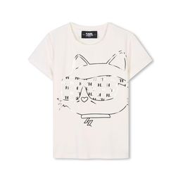 Karl Lagerfeld Kids Shirt in Creme - 35% | Gr&ouml;&szlig;e 92 | Kinder-oberteile