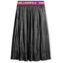 Karl Lagerfeld Kids Plisseerock in Silber - 56% | Gr&ouml;&szlig;e 152 | Kinderroecke
