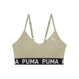 Puma Sport-BH "Move" in Khaki - Low - 39% | Gr&ouml;&szlig;e M | Damen-sportunterwaesche