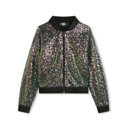 Karl Lagerfeld Kids Sweatjacke in Bunt - 71% | Gr&ouml;&szlig;e 104 | Kinder-sweatshirts-jacken