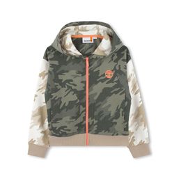 Timberland Sweatjacke in Beige/ Khaki - 50% | Gr&ouml;&szlig;e 104 | Kinder-sweatshirts-jacken