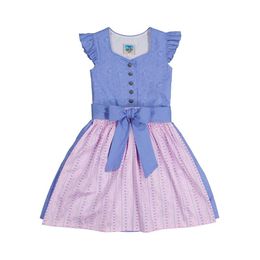 Turi Landhaus Dirndl "Eva" in Hellblau/ Rosa - 65% | Gr&ouml;&szlig;e 146 | Kindertrachtenmode