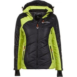 Peak Mountain Ski-/ Snowboardjacke "Acilorg" in Schwarz - 75% | Gr&ouml;&szlig;e L | Damen-outdoorjacken