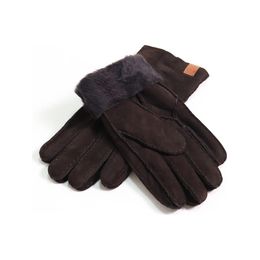 Kaiser Naturfellprodukte H&L Handschuhe "Patchwork" in Braun - 20% | Gr&ouml;&szlig;e 7 | Damenhandschuhe