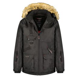 Geographical Norway Parka "Chirac" in Schwarz - 81% | Gr&ouml;&szlig;e S | Herrenjacken