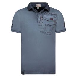 Geographical Norway Poloshirt "Keony" in Dunkelblau - 67% | Gr&ouml;&szlig;e S | Herren-plussize