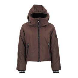 Peak Mountain Ski-/ Snowboardjacke "Ally" in Braun - 72% | Gr&ouml;&szlig;e L | Damen-outdoorjacken