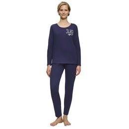 Triumph Pyjama in Dunkelblau - 55% | Gr&ouml;&szlig;e 46 | Damen-loungewear
