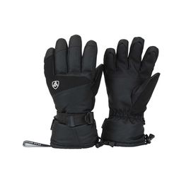 Peak Mountain Ski-/ Snowboardfingerhandschuhe "Mister" in Schwarz - 54% | Gr&ouml;&szlig;e M/L | Herren-handschuhe