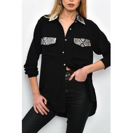 LA Angels Hemd in Schwarz - 58% | Gr&ouml;&szlig;e L | Damen-blusen