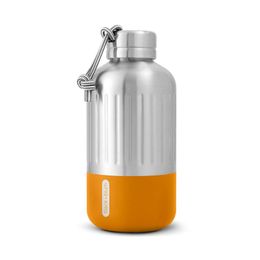 Black+Blum Isolierflasche "Explorer" in Silber/ Orange - 650 ml - 14% | Damen-outdoor-ausruestung