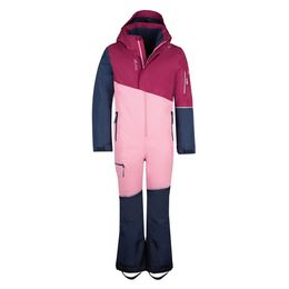 Trollkids Schneeanzug "Hallingdal" in Pink/ Rosa/ Dunkelblau - 66% | Gr&ouml;&szlig;e 92 | Kinderhosen