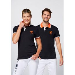 POLO SYLT Poloshirt in Schwarz - 55% | Gr&ouml;&szlig;e S | Damen-tops