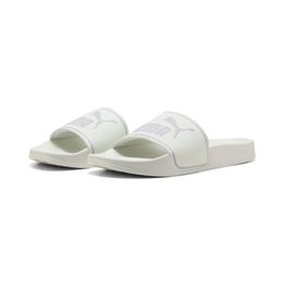Badesandale Puma "LEADCAT 2.0", Herren, Gr. 42, lila (sage frost, lila crush), Synthetik, unifarben, Schuhe, gepolsterter Lederriemen, geformtes Fu&szlig;bett