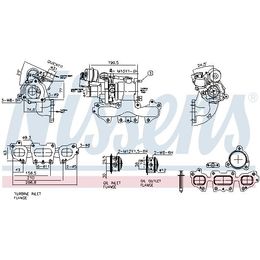 NISSENS Lader, Aufladung 93446 f&uuml;r RENAULT DACIA NISSAN 1441100Q3P 1441100Q4A 144106351R