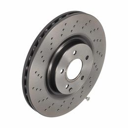 Brembo Bremsscheibe COATED DISC LINE 09.A448.21 vorne rechts links Gelocht 330mm f&uuml;r MERCEDES-BENZ A2034211312 2034211312