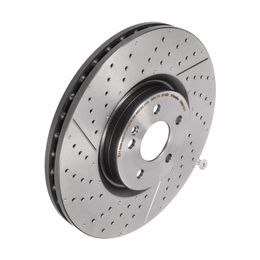 Brembo Bremsscheibe COATED DISC LINE 09.B913.11 vorne rechts links Geschlitzt/Gelocht 350mm f&uuml;r MERCEDES-BENZ 1764210112 A1764210112 A1764210212