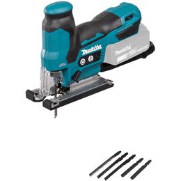 Akku-Pendelhubstichs&auml;ge Makita "DJV185Z", gelb (blau), B:77mm H:183mm L:259mm, S&auml;gemaschinen, LXT 18V &bull; 135 mm &bull; 800-3.000 min-1, ohne Akku und Ladeger&auml;t