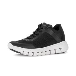 Sneaker Gabor "Sneaker low", Damen, Gr. 37,5, schwarz, Schuhe Sneaker