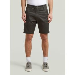G-Star Raw Chinoshorts G-STAR "Bronson 3.0 Slim Chino Short", Herren, Gr. 35, asfalt, Obermaterial: 97% Baumwolle, 3% Elasthan, Hosen Chinoshorts