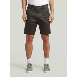 G-Star Raw Chinoshorts G-STAR "Bronson 3.0 Slim Chino Short", Herren, Gr. 40, asfalt, Obermaterial: 97% Baumwolle, 3% Elasthan, Hosen Chinoshorts