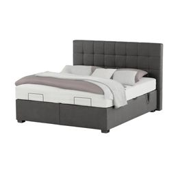 vanDoorn Motor-Boxspringbett mit Bettkasten Ohio grau Ma&szlig;e (cm): B: 172 H: 129 &raquo; H&ouml;ffner