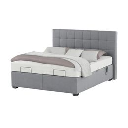 vanDoorn Motor-Boxspringbett mit Bettkasten Ohio grau Ma&szlig;e (cm): B: 172 H: 129 &raquo; H&ouml;ffner