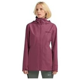 Outdoorjacke Jack Wolfskin "TRAILTIME 2L JKT W", Damen, Gr. XL, raisin, Obermaterial: 100% Polyester, Jacken Outdoorjacke, Wasserdicht, winddicht, atmungsaktiv, &Uuml;bergangsjacke