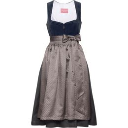 Kr&uuml;ger Dirndl Kr&uuml;ger Madl Midi-Samtdirndl Lioraen Marine (Gr&ouml;&szlig;e: 34)