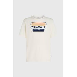 O`Neill T-Shirt O'NEILL "O'NEILL GRAPHIC T-SHIRT", Herren, Gr. L (52), snow wei&szlig;, Obermaterial: 100% Baumwolle, Shirts T-Shirt, sportliche Passform, f&uuml;r sportliche Aktivit&auml;ten