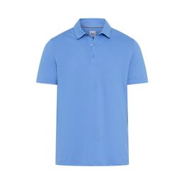 Poloshirt Brax "Style PEPE", Damen, Gr. L (52), mittelblau, 65% Baumwolle, 35% Polyester, Shirts