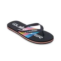 Zehentrenner Quiksilver "MOLOKAI STRIPE 26", Herren, Gr. 42, schwarz 1, Synthetik, Schuhe Zehentrenner, Sommerschuhe