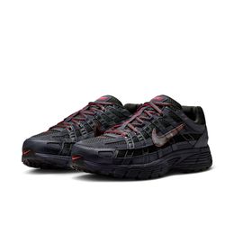 Sneaker Nike Sportswear "P-6000 SE", Herren, Gr. 40, off noir, lt crimson, gridiron, schwarz, Textil, Schuhe Sneaker