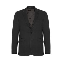 Winterjacke Clean Cut Copenhagen "Clean Cut Copenhagen Milano Jersey Blazer", Herren, Gr. 52, schwarz, 75% Polyester, 22% Viskose, 3% Elasthan, unifarben, normal, amerikanischer Ausschnitt, Jacken Winterjacke