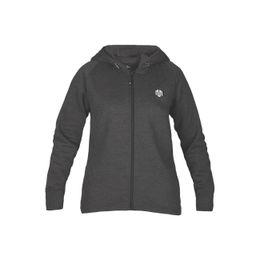 Kapuzenpullover MOROTAI "MOROTAI Damen MOROTAI Comfy Performance Full Zip Hoodie", Damen, Gr. S, dunkelgrau, 65% Baumwolle, 35% Polyester, mehrfarbig, normal, ohne Ausschnitt, Pullover Kapuzenpullover