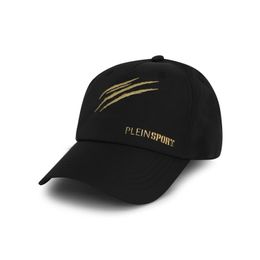Baseball Cap Plein Sport "Baseball Cap PS Chrome", Herren, 0293, schwarz, lightgold, Caps