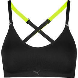 Puma 3D KNIT SPORT TRIANGLE TOP BH Damen - Gr&ouml;&szlig;e M - schwarz